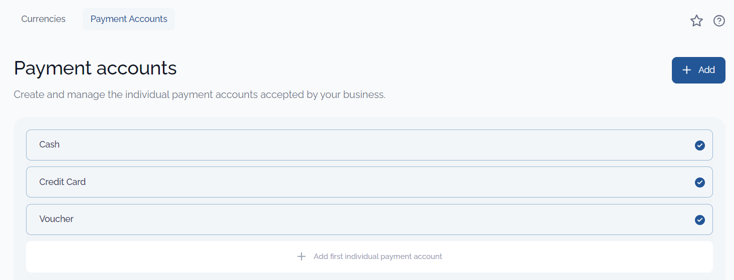 How to configure "Payment Accounts" – Palisis Support Center