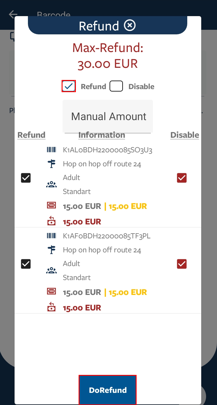 How to refund a ticket – Palisis Support Center