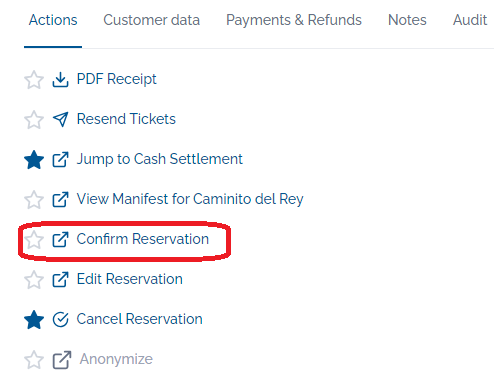 How to confirm a reservation – Palisis Support Center