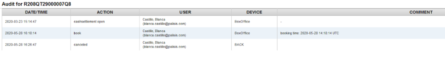 How to cancel a reservation – Palisis Support Center