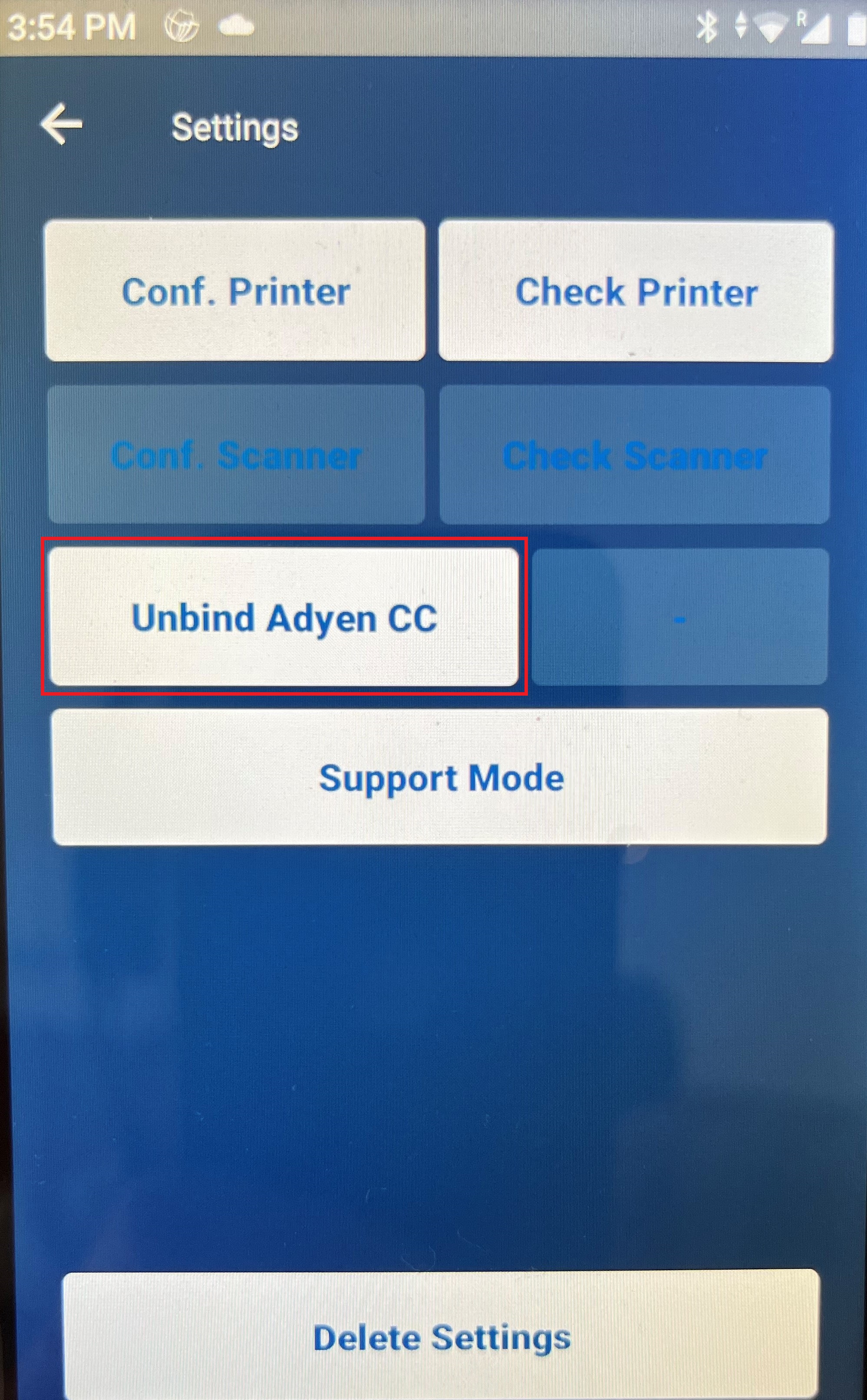 How to properly use Adyen devices – Palisis Support Center